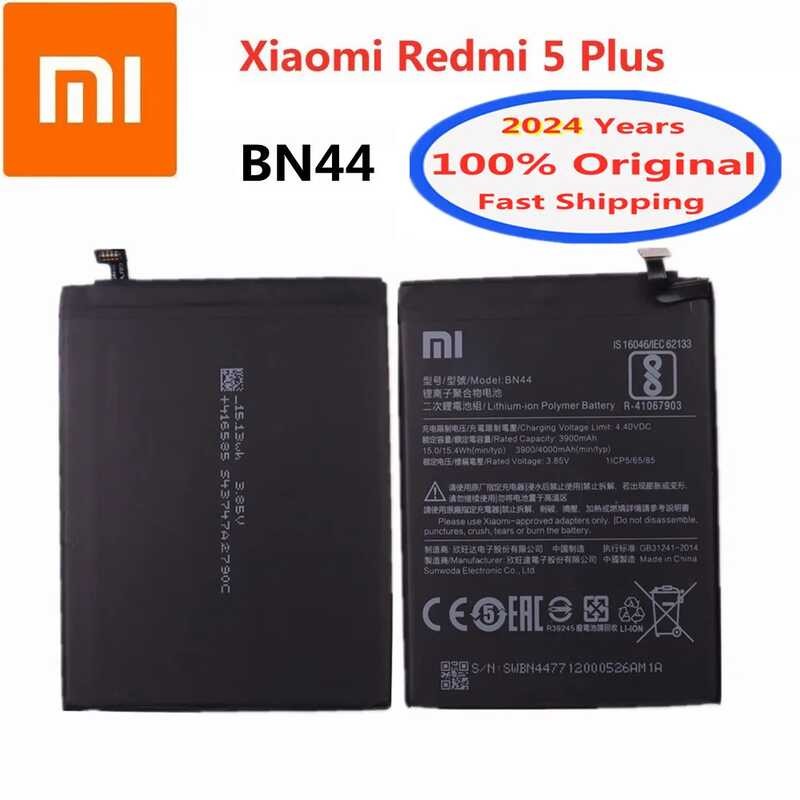 2024 Years High Quality Xiao mi Original BN44 For Xiaomi Redmi 5 Plus ...
