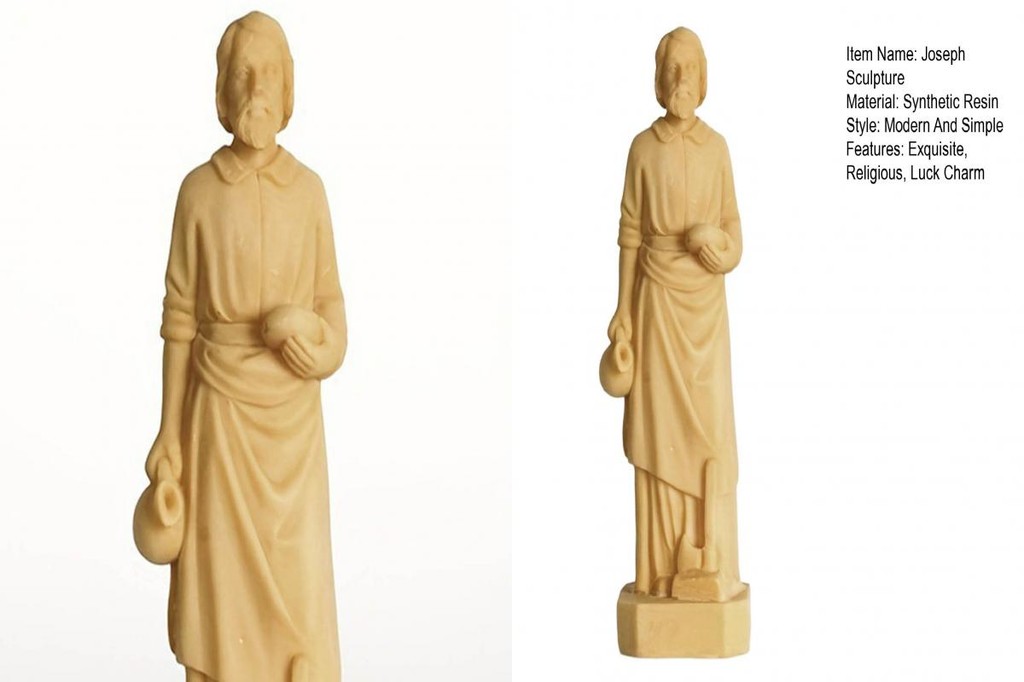 XPS Positive Vibes Decor St Joseph Statue 6cm Tall Saint Joseph ...