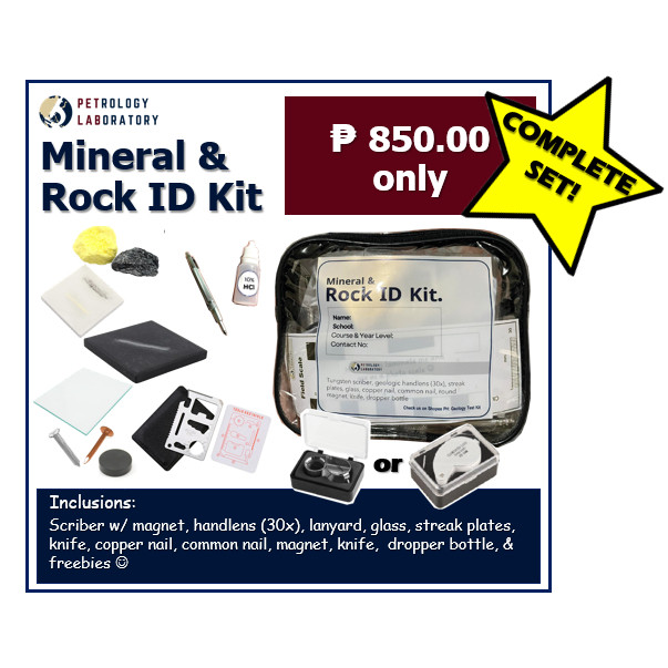 ☎ Geology Test Kit (COMPLETE Mineral & Rock ID Kit) | Shopee Philippines