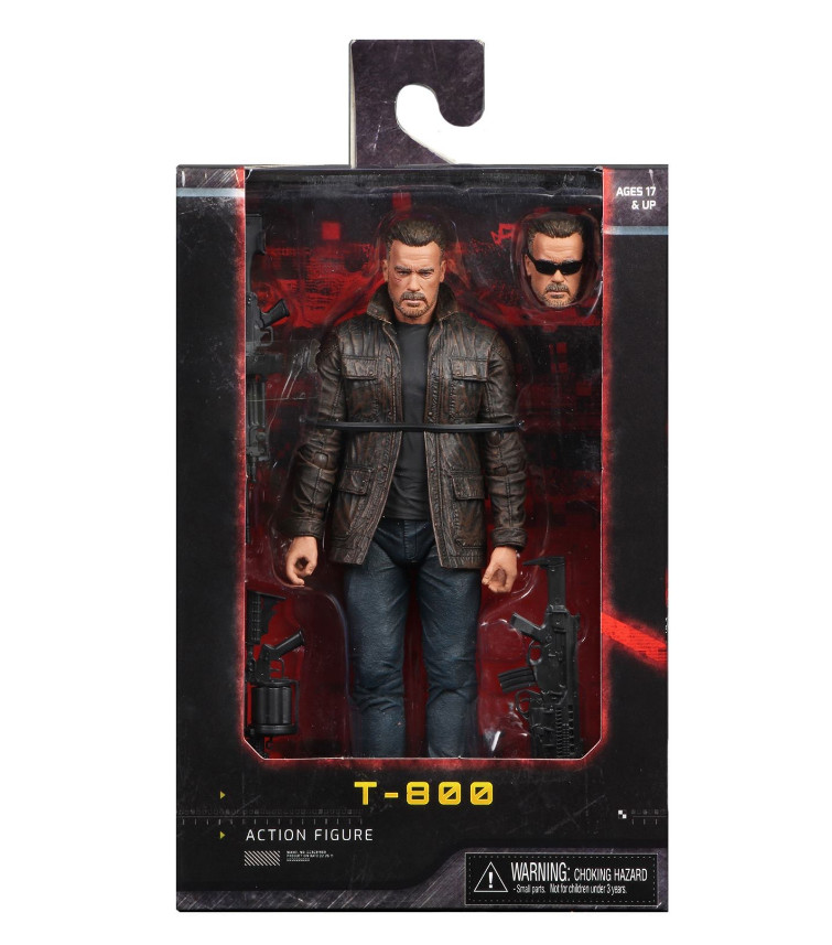 NECA Terminator Dark Fate T800 Old Arnold Schwarzenegger 7 Inches ...