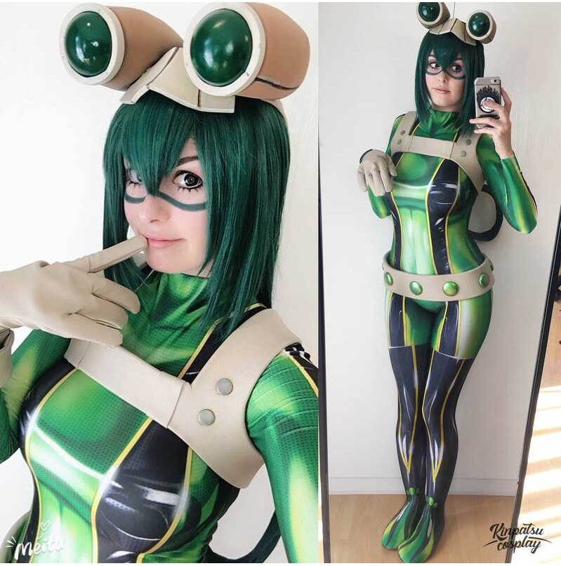 Froppy Cosplay Costume Girls Woman Female Boku No Hero Academia ...