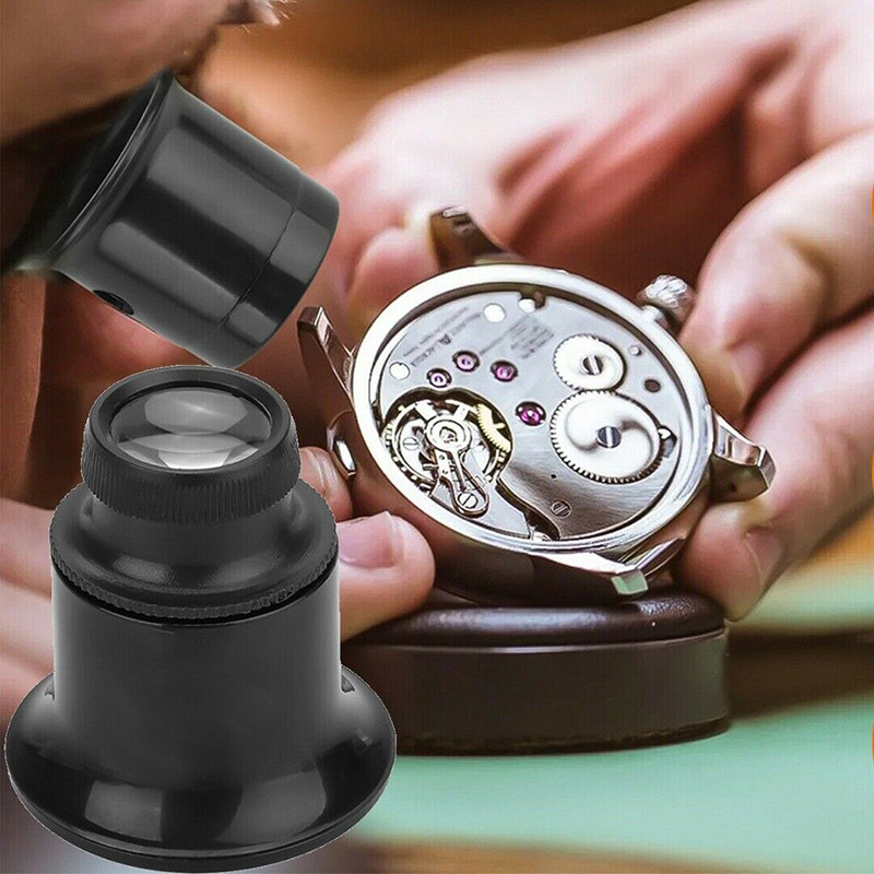 20X 15X 10X 10X 3X Jeweler Watch Magnifier Tool - Portable Monocular ...
