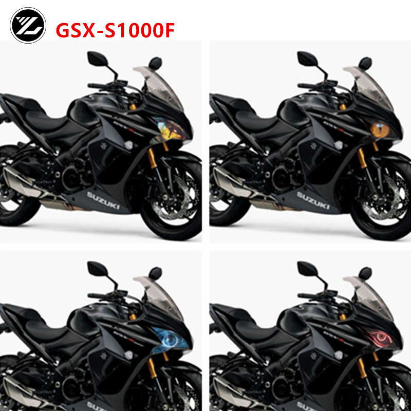 Motorcycle Front Fairing Headlight Guard Sticker Head Light Protection ...