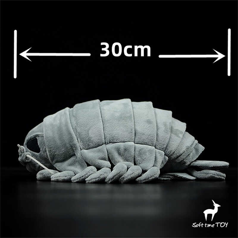 ZXH Giant Isopod Plush Toys High Fidelity Anime Cute Plushie Sea Lice ...