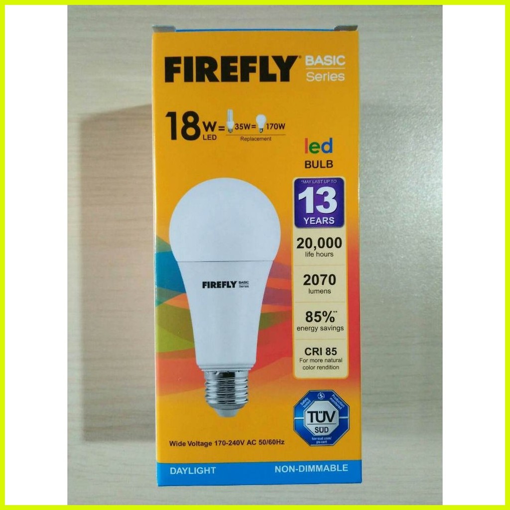 ♈ FIREFLY LED BULB - 100% energy saving (3watts up to 20 watts ...