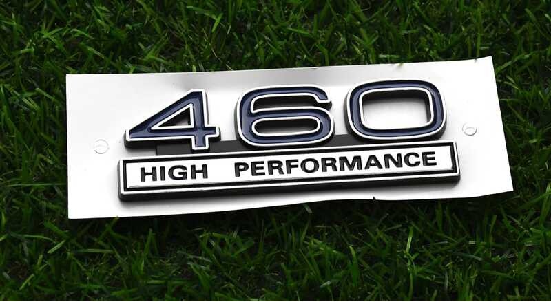 460 7.5 1pc Liter High Performance Engine Emblems Badge 3D Decals ...