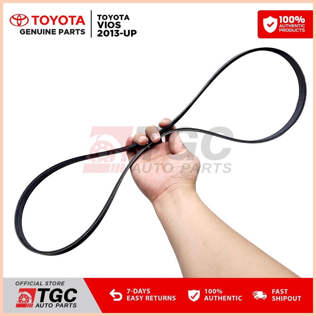 ⊙ Toyota Genuine Drive Belt Original Toyota Vios 2013 - UP 4PK1240 ...