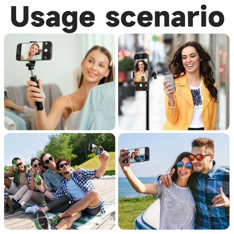 Magnetic Phone Selfie Monitor Screen Wireless Bluetooth Rear Selfie ...