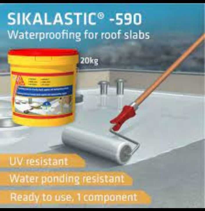 SIKALASTIC 590 (20KG) Liquid Applied Polyurethane Acrylic Roof ...