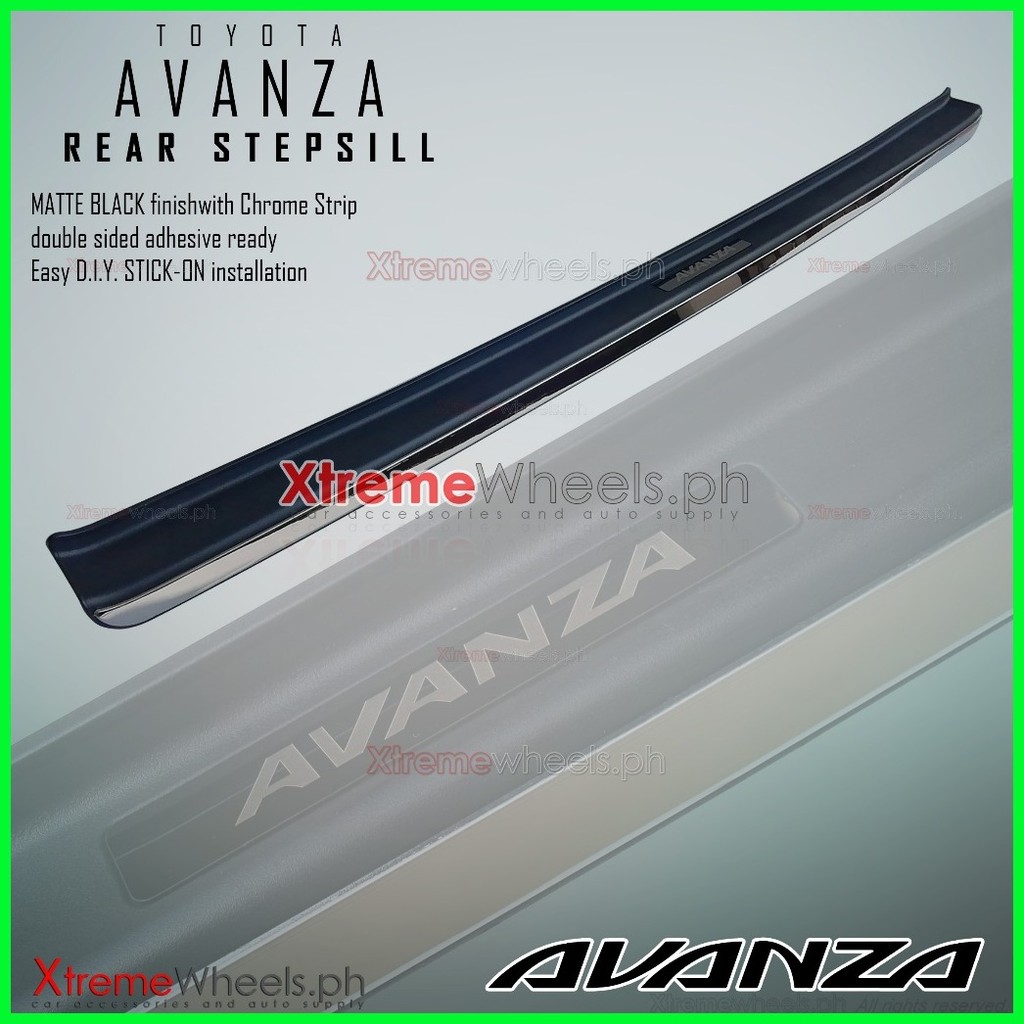Toyota Avanza 2022 to 2025 Rear Stepsill / Rear Bumper Protector ( Car ...