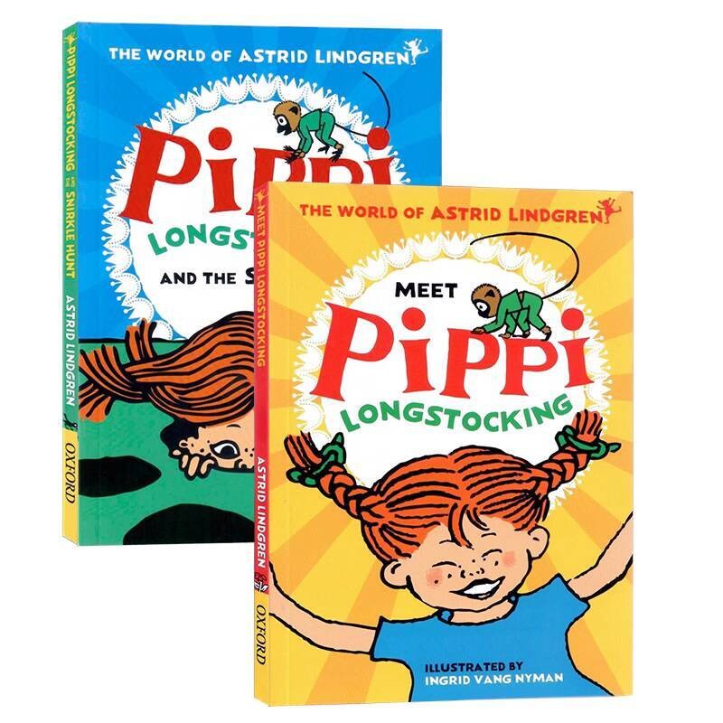 Pippi Longstocking and the Snirkle Hunt 2-Book Set English Original ...