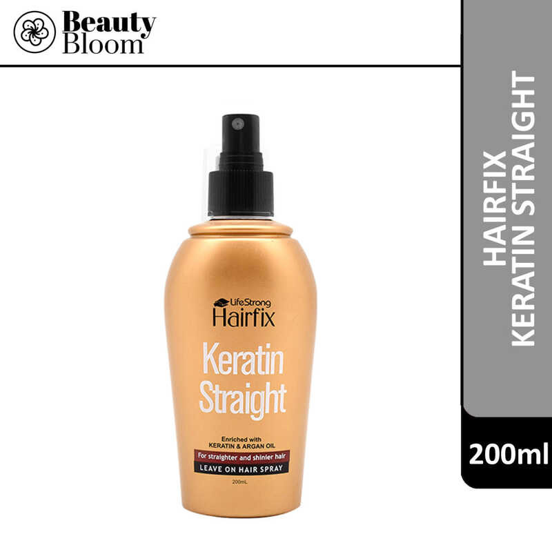 Hairfix Keratin Straight Spray 200Ml | Shopee Philippines