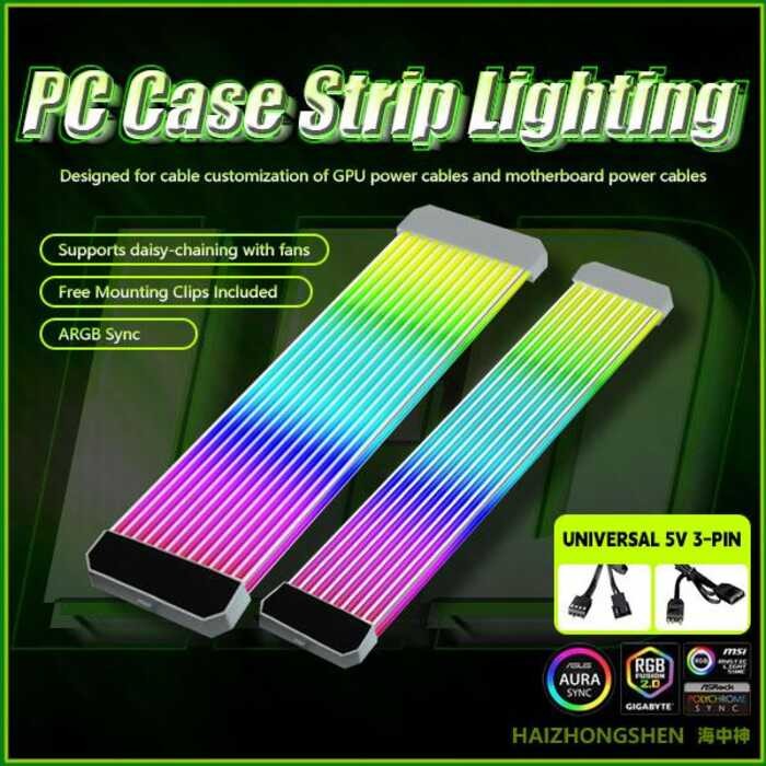 ARGB Neon Light Strip 8Pin 24Pin Extended Addressable Synchronization ...