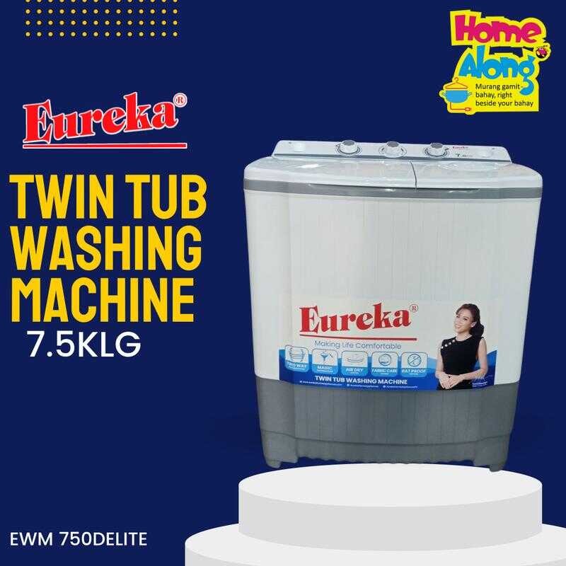 EUREKA TWIN TUB WASHING MACHINE Erk.Ewm750delite Bb8 A19 | Shopee ...