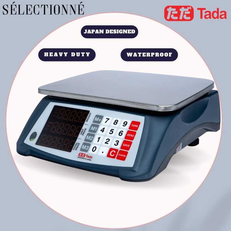 TADA 30 Kg Digital Weighing Scale/Timbangan (Waterproof/Heavy Duty ...