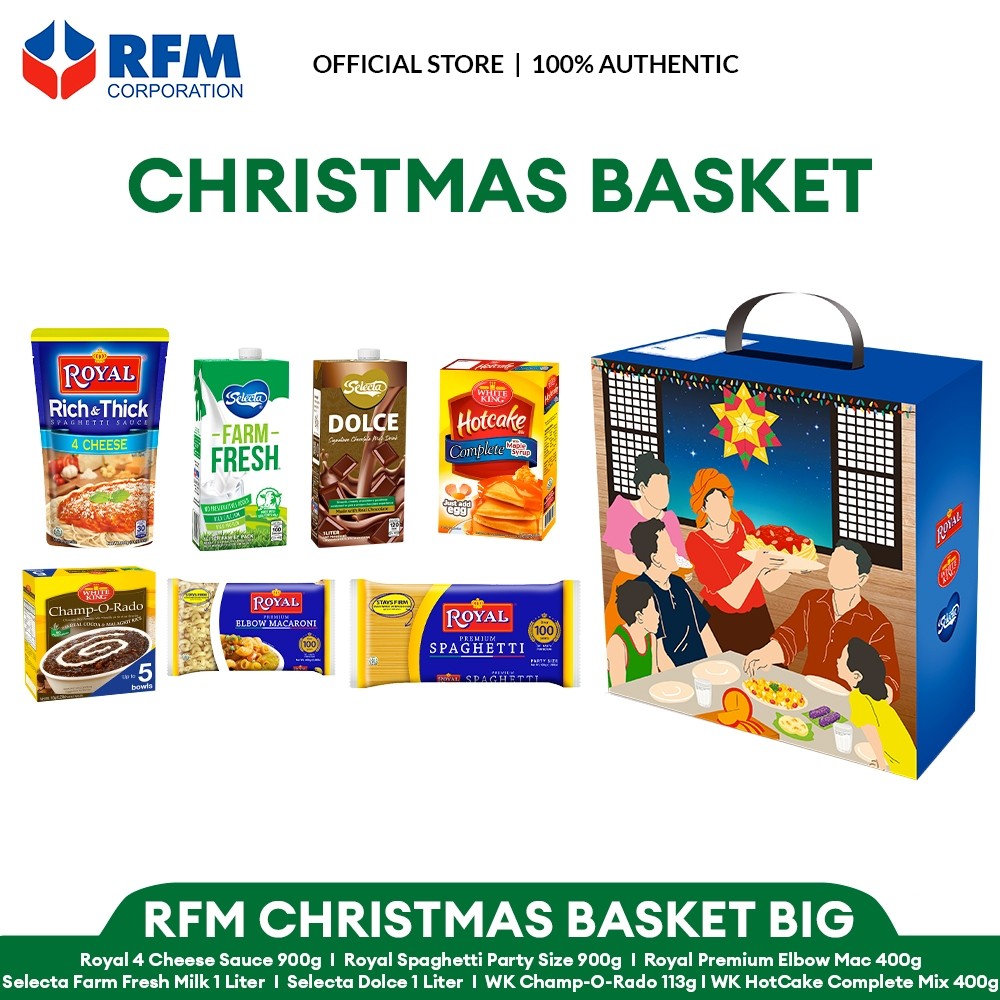 ROYAL Rfm Christmas Gift Box Big Grocery Package 5.1Kg | Shopee Philippines