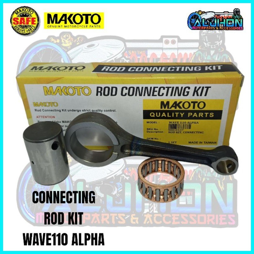 MAKOTO WAVE110 ALPHA CONNECTING ROD KIT | Shopee Philippines