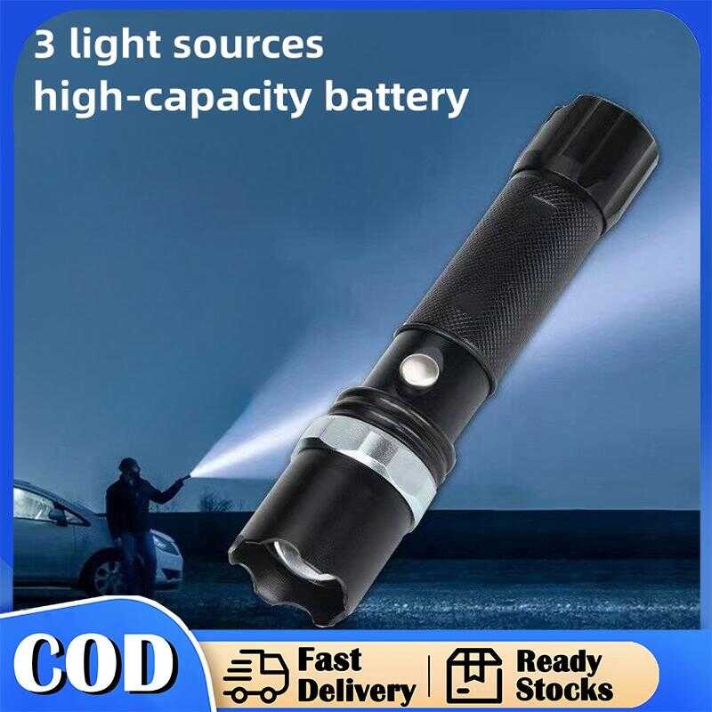 LED Waterproof Camping Portable Mini Small Police Flashlight ...