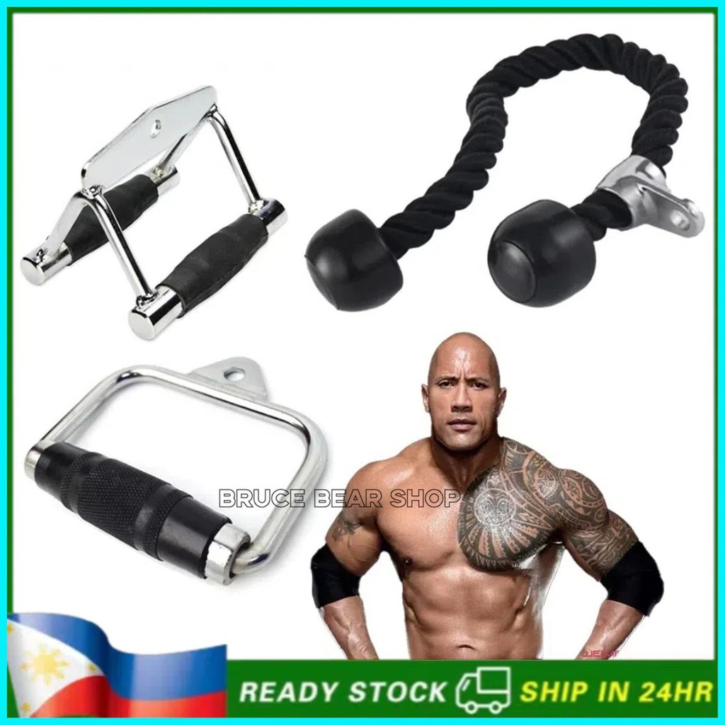 Double D-Handle V-handle Bar V-Bar for Home Gym Rowing Bar Fitness ...