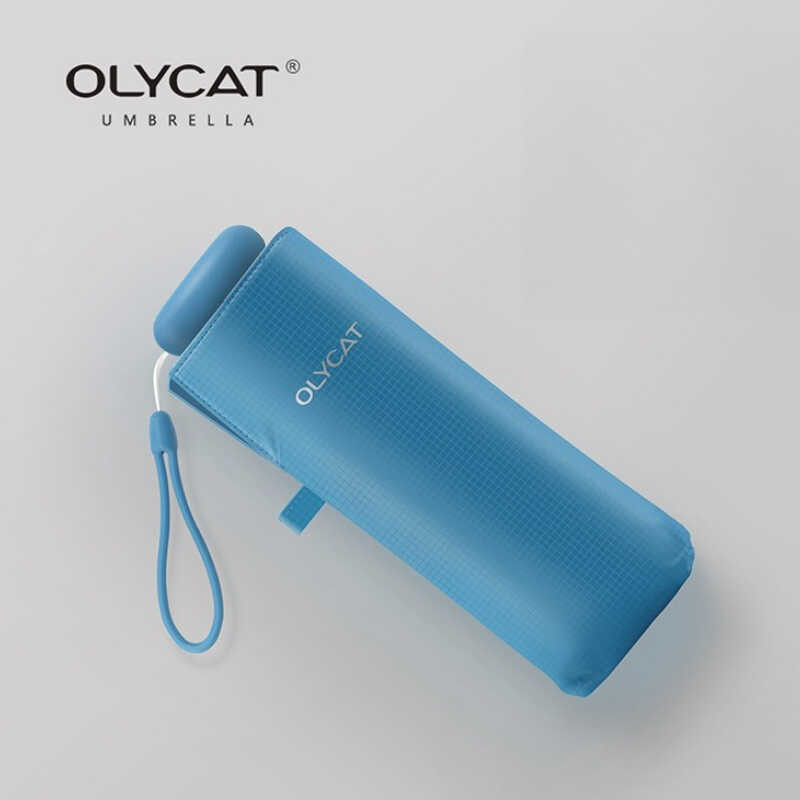 OLYCAT 136G Mini Woman Ultralight UV Protection Five Folding Sun ...