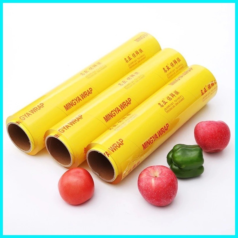 Plastic Food Cling Film Food Grade Cling Film Food Packaging PVC Food ...