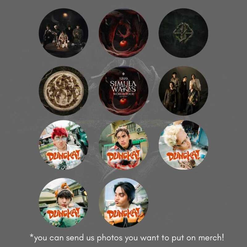 Sb19 Fanmade Keychain Button Pin Merch Badge Bag Charms Souvenir Mirror ...
