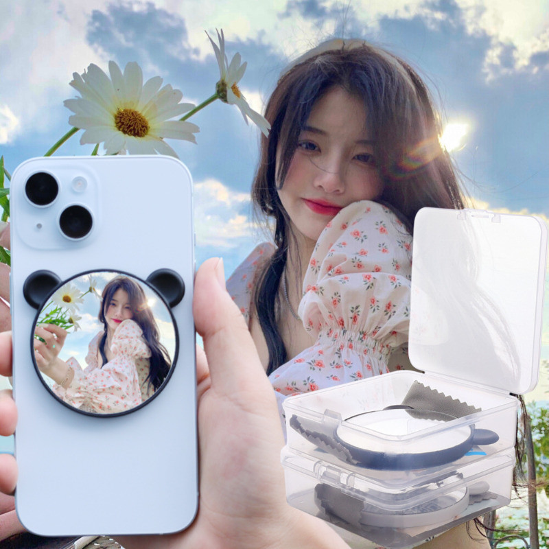 Phone Magnet Selfie Mirror - Cell Phone Mirror For Vlogging, Streaming ...