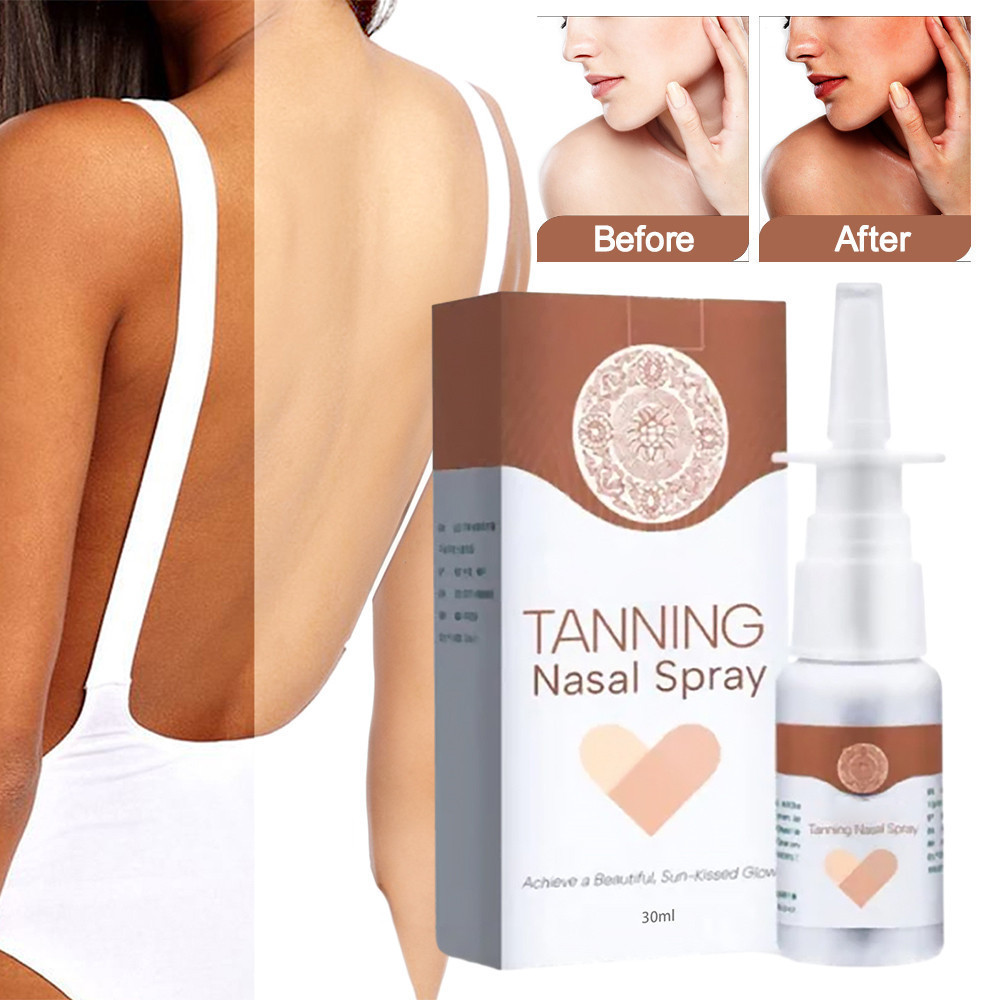 Tanning Nasal Spray Tan Booster Sunbathing Bronzed Tanning Cream Wheat Skin Healthy Skin Tone ...