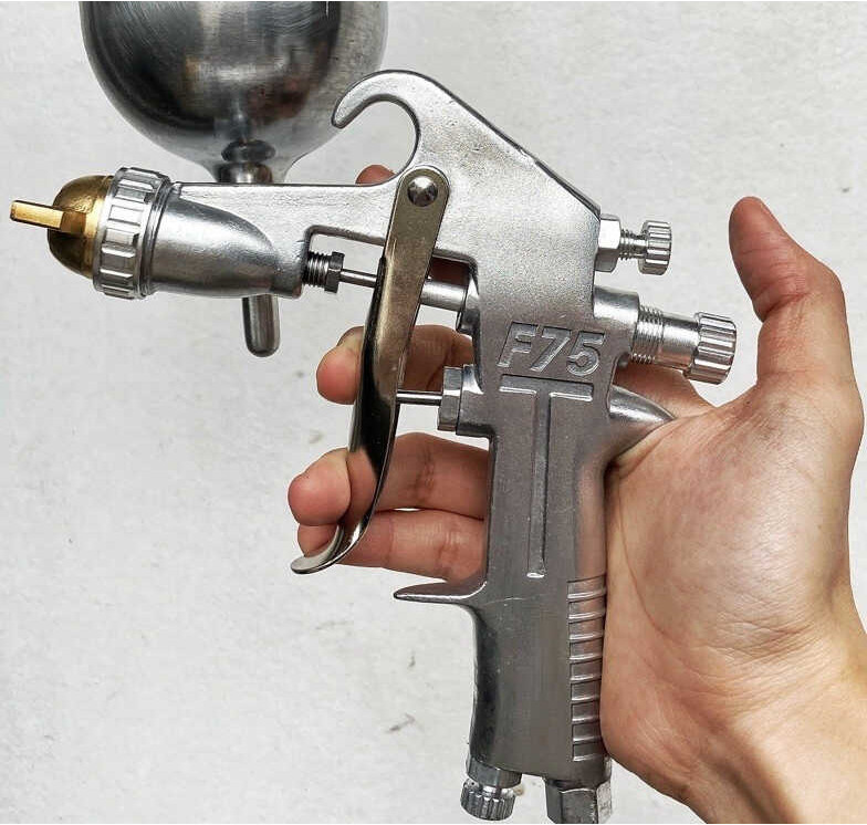 Spray Gun Aluminum Alloy Upper Pot Paint Sprayer para sa Home ...