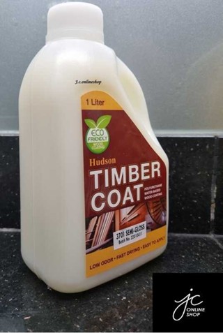 Hudson Timber Coat Polyurethane Water Based Wood Coating L Gloss Semi ...