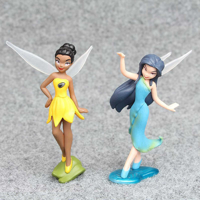 Xj 7 Pcs/Set - Anime Cute Tinkerbell Flower Faery Fairy Elf Princess ...