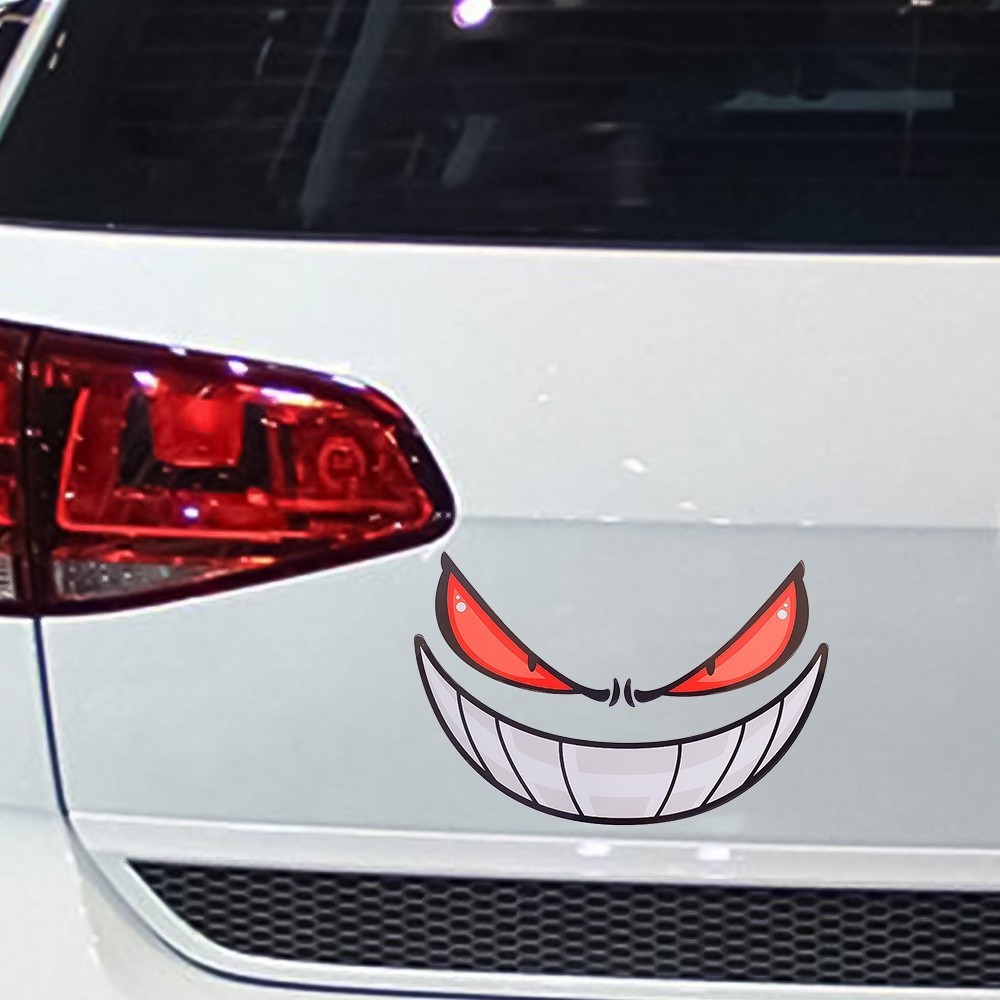 DIY Creative Devil Eye Modeling Automobile Waterproof Window Decal Car ...