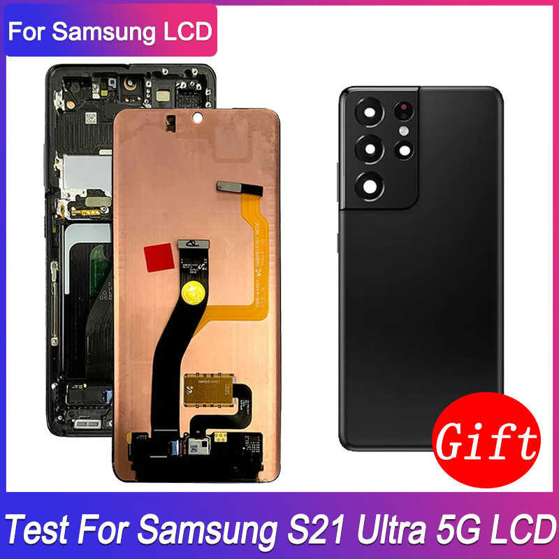 For AMOLED Samsung S21 Ultra 5G LCD G988 G988b G998f G998w Display ...