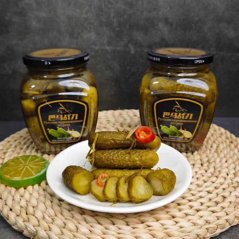 XUPAI-cucumber with Russian flavor acid, canned Russian cucumber ...