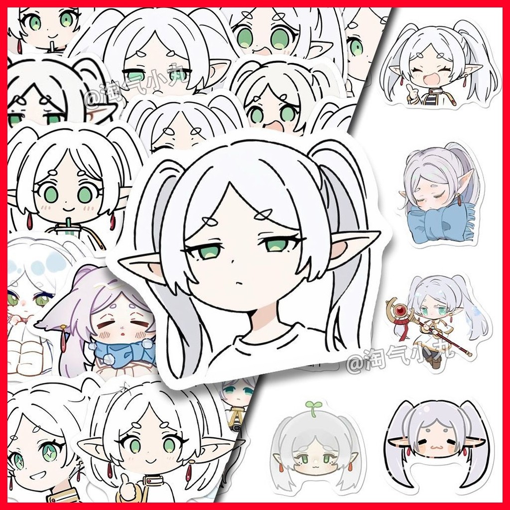 [MC] Sticker Frieren: Beyond Journey's End (48 Sheets) Fern Himmel Q ...