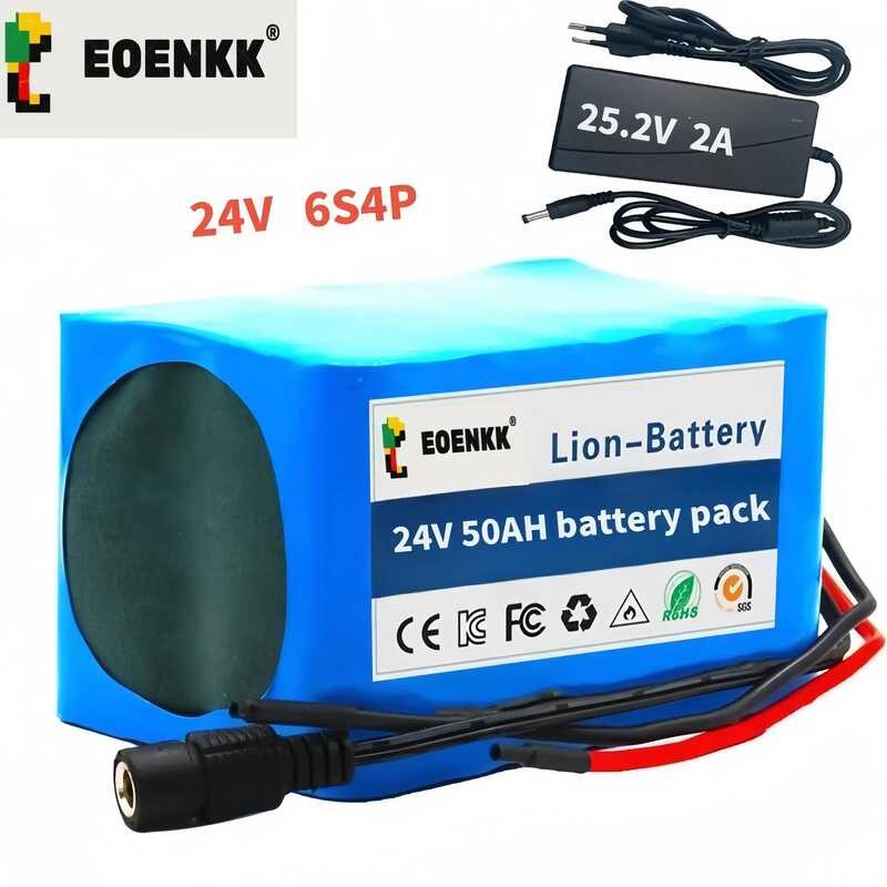 Lithium 24V 6S4p 25.2V P 50000Mah Moped High Power Scooters Ion Battery ...