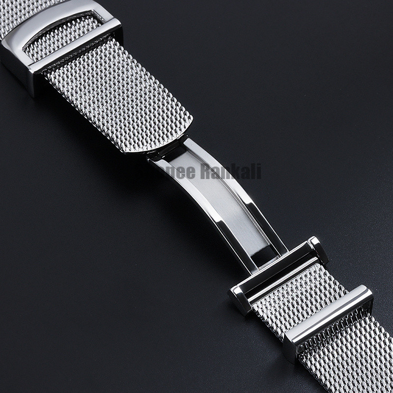 20mm 22mm Luxury Mesh Metal Watch Band Stainless Steel Watch Strap ...