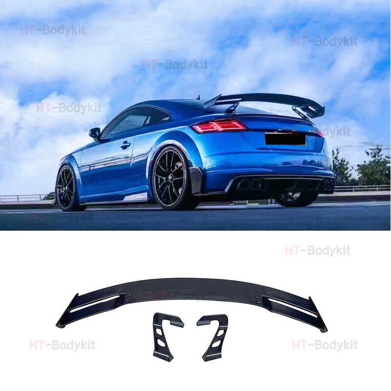 Real Carbon Fiber Trunk Lip Wing For Audi S3 A4 A5 S5 A6 TT Sedan TTRS ...