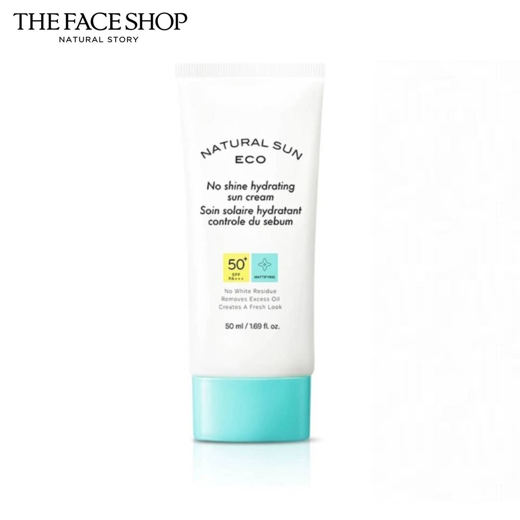 The Face Shop Natural Sun Eco No Shine Hydrating Sun Cream SPF50+PA ...