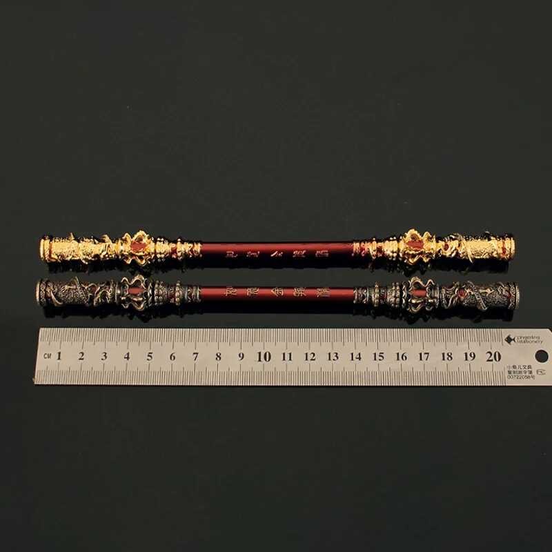 4 Weapon Hot Game Black Myth Wukong Monkey King Bar Ruyi Jingu Bang Metal Model Collection Toys ...