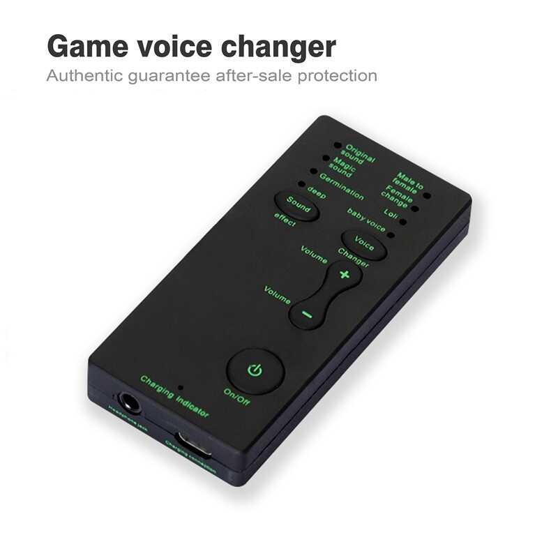 Phone, Mobile Computer Voice Changer, Portable Sound Card Anchor, Live ...