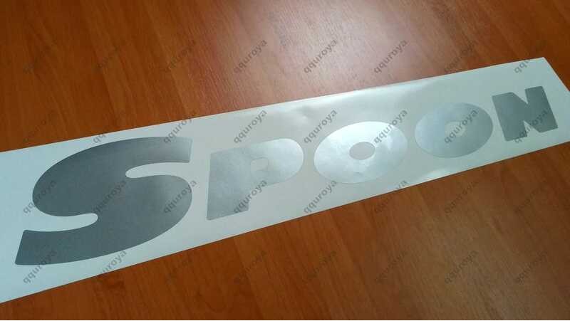 Spoon Para Sa Rear Window Windshield Decal Sticker Fd2 Civic Crx Del ...