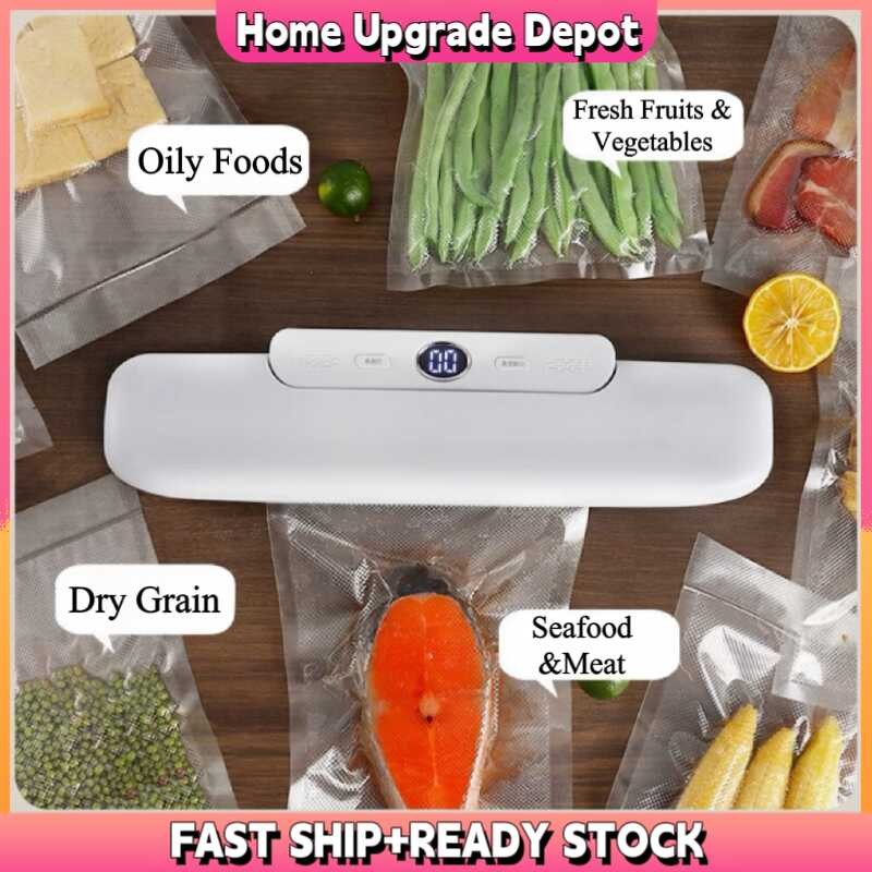 HOME UPGRADE DEPOT Vacuum food Plastic Sealer Repacking Portable ...