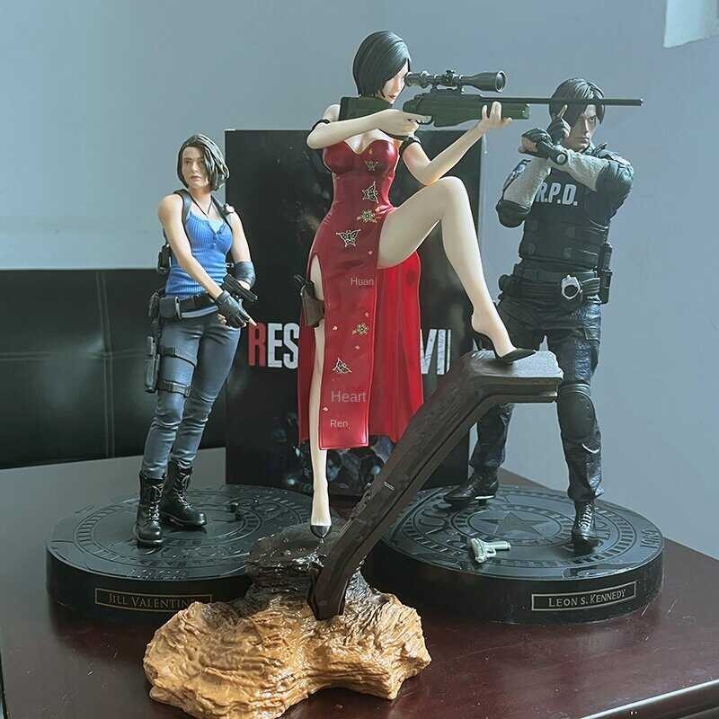 Biohazard Game Ada Wong Jill Valentine Leon Kennedy Anime Figure ...