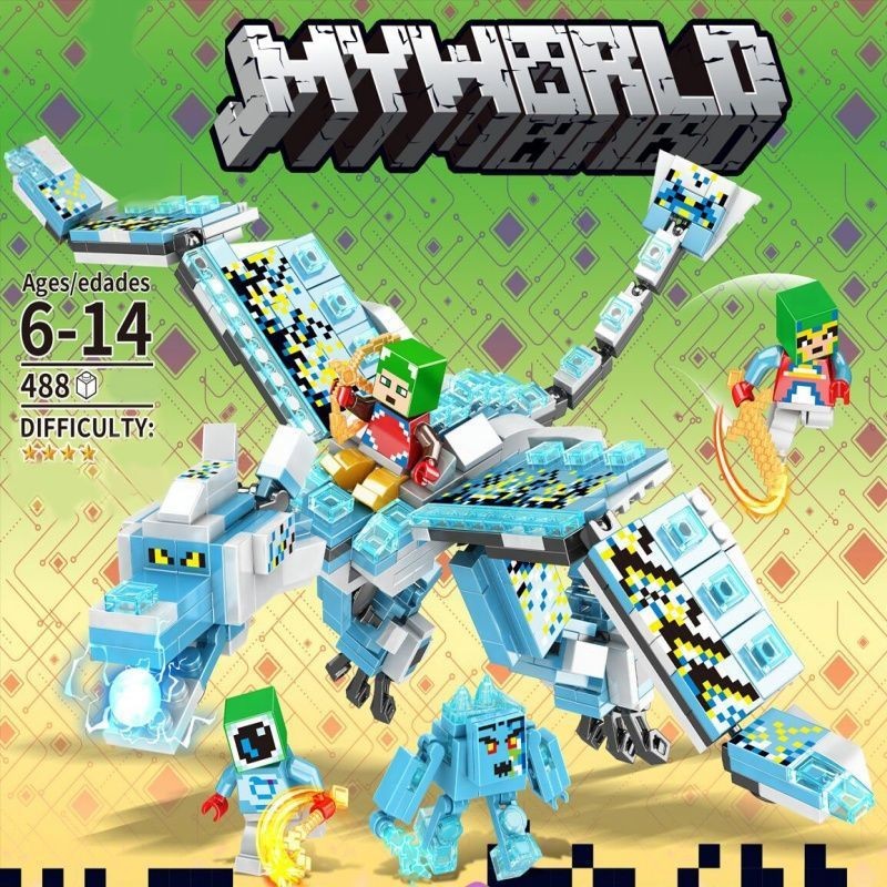 Minecraft with Light Underwater City Compatible Lego Building Blocks ...