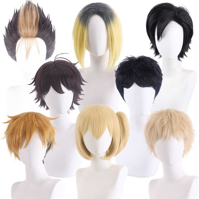 Tt Tt Anime Haikyuu Cosplay Wig Kenma Kozume Yachi Hitoka Hinata Shoyo ...