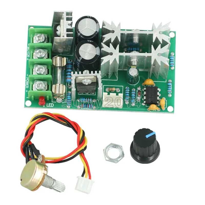DC10-60V 20A Universal PWM HHO RC Motor Speed Controller Regler Module ...