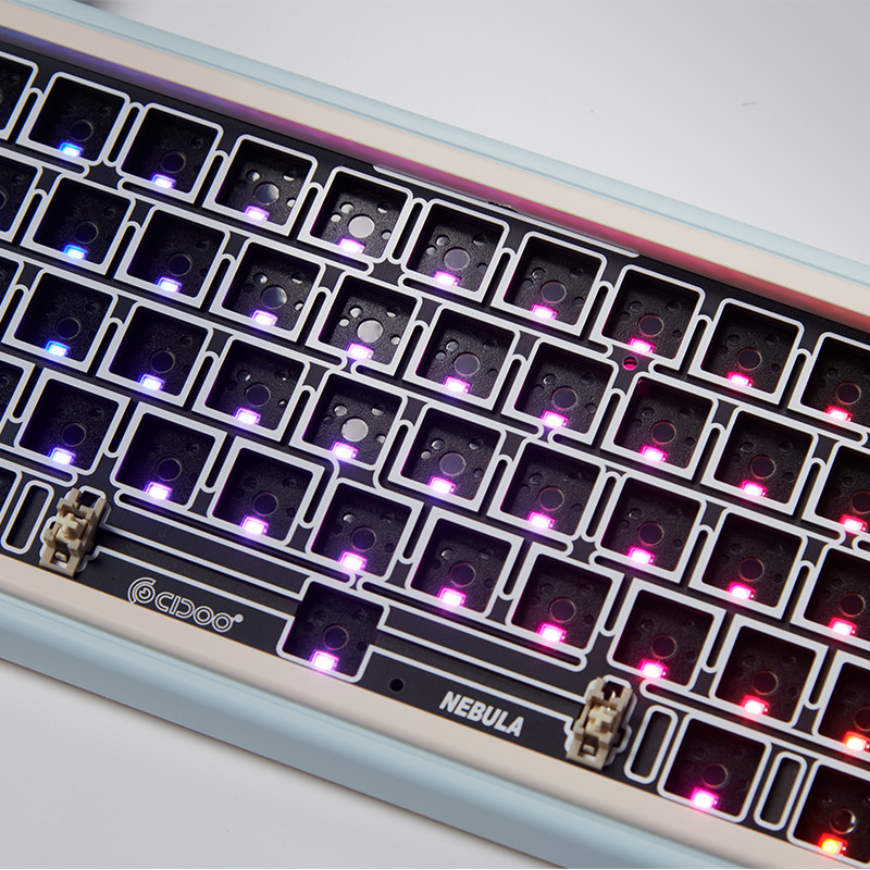CIDOO Nebula 65% Mechanical Keyboard Three Mode Wireless VIA ...