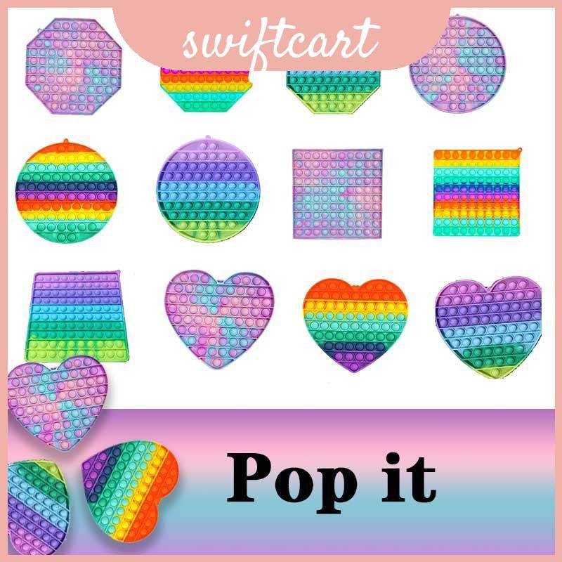 It Big Pop Fidget Toy Popit Toys Bubble Sensory Squishy Stress Relief ...