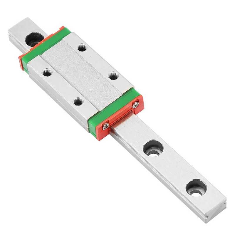miniature 100mm MGN9H bearing steel linear motion guide rail 9mm wide+sliding block linear guid ...